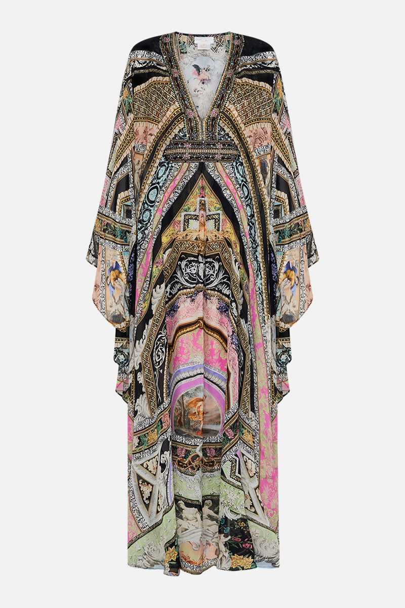 Long Kaftan With Waist DetailFlorence Field Day| CAMILLA AU – CAMILLA