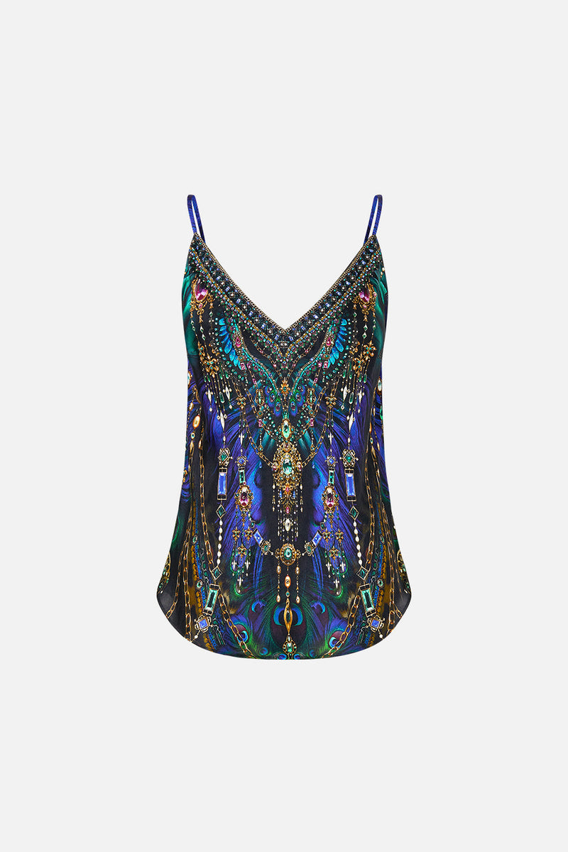 The Dominican Decadence V-Neck Bias Cami | CAMILLA US – CAMILLA