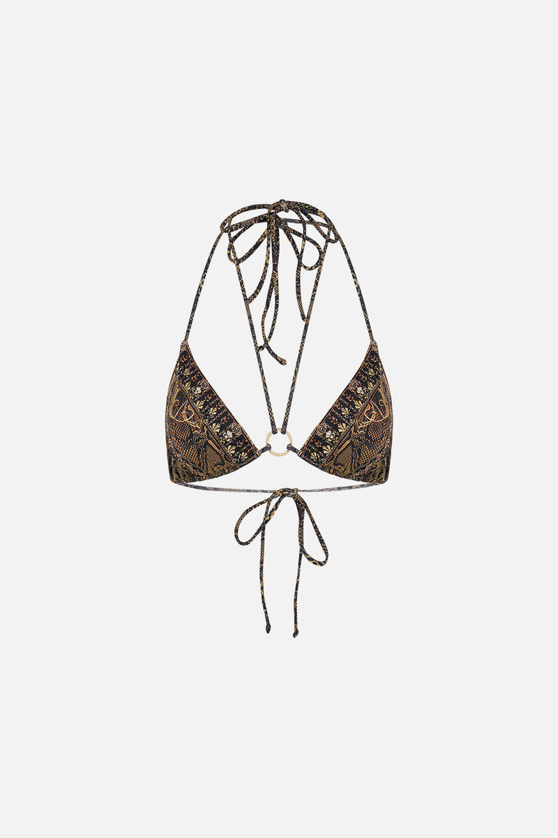 Ring Tri - Multi Strap Bra Nouveau Noir | CAMILLA US – CAMILLA