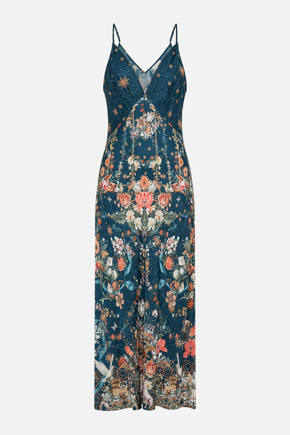 V Neck Bias Slip She Who Wears The Crown | CAMILLA US – CAMILLA