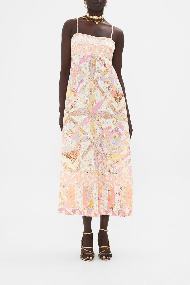 SQUARE NECK SUNDRESS SEW YESTERDAY – CAMILLA