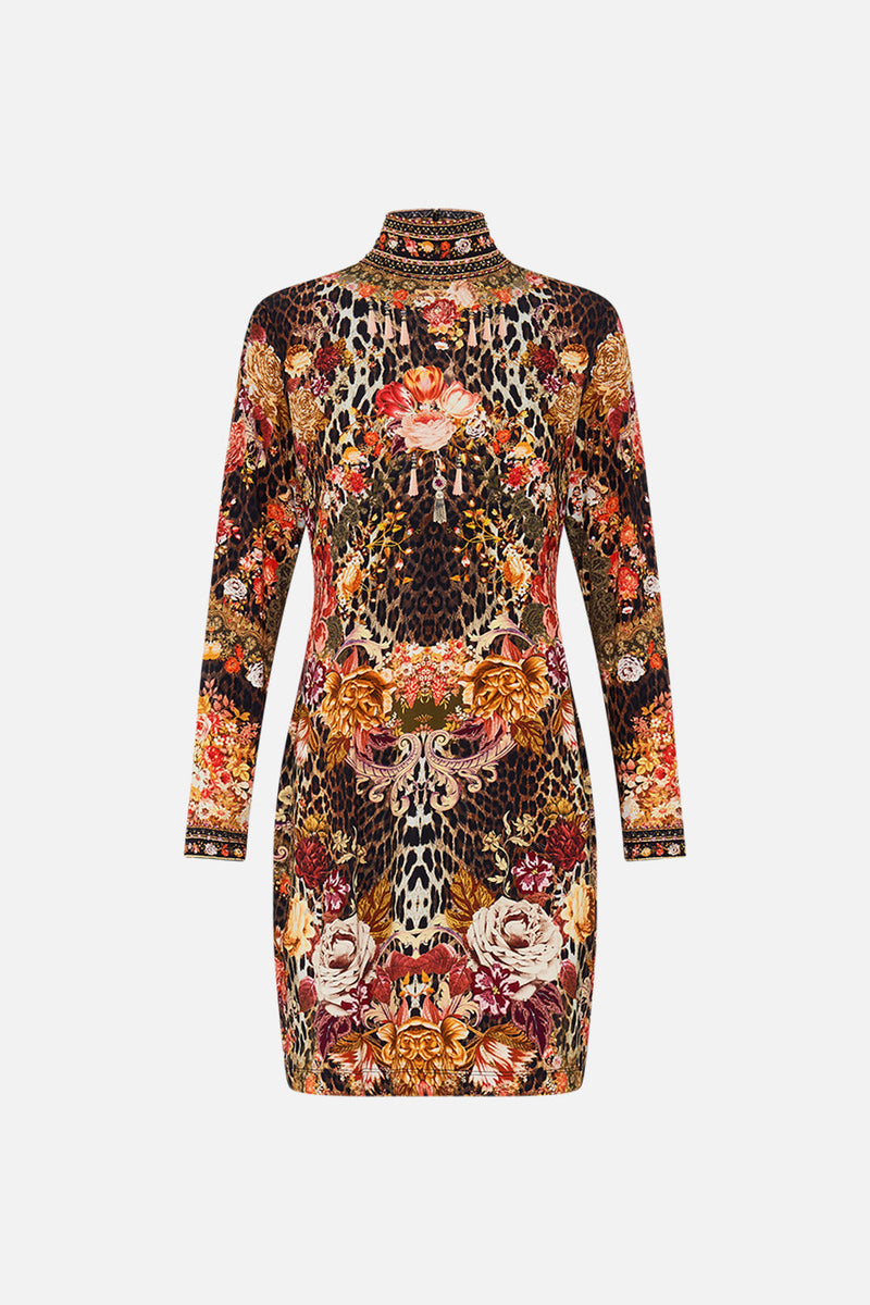 LONG SLEEVE FITTED MINI DRESS BORN IN BRUGES – CAMILLA