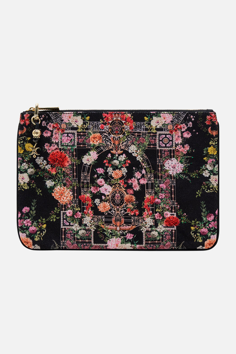 The Adorned In Alexandria Small Canvas Clutch | CAMILLA US – CAMILLA