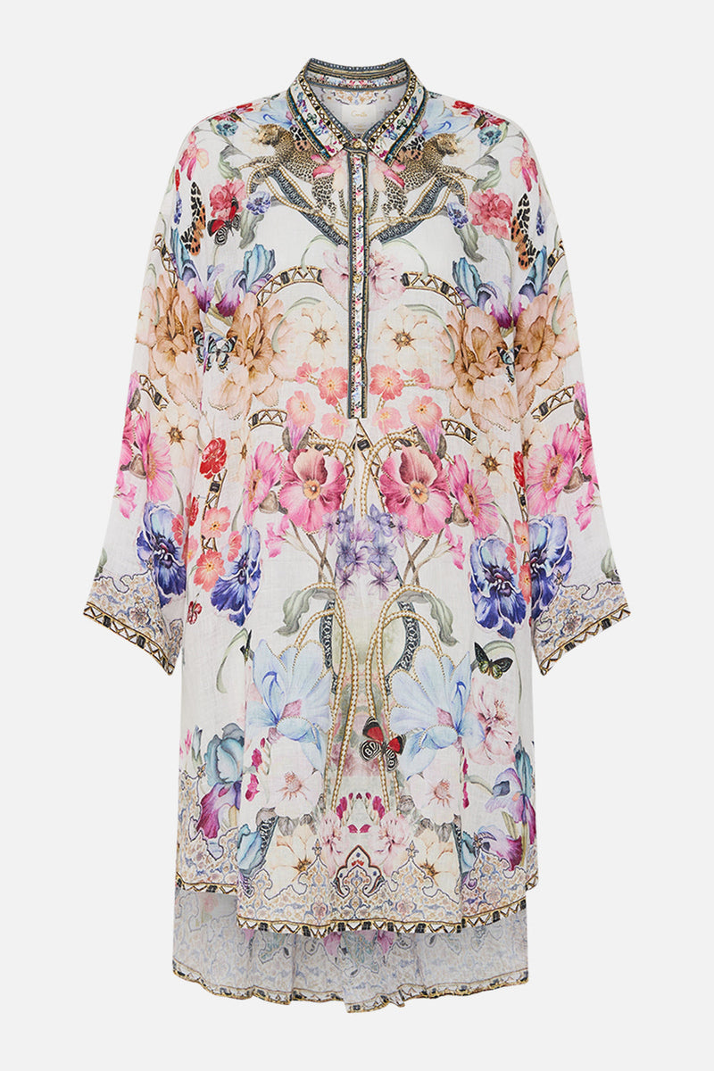 The Monserrate Magic Relaxed High Low Shirt Dress | CAMILLA US – CAMILLA