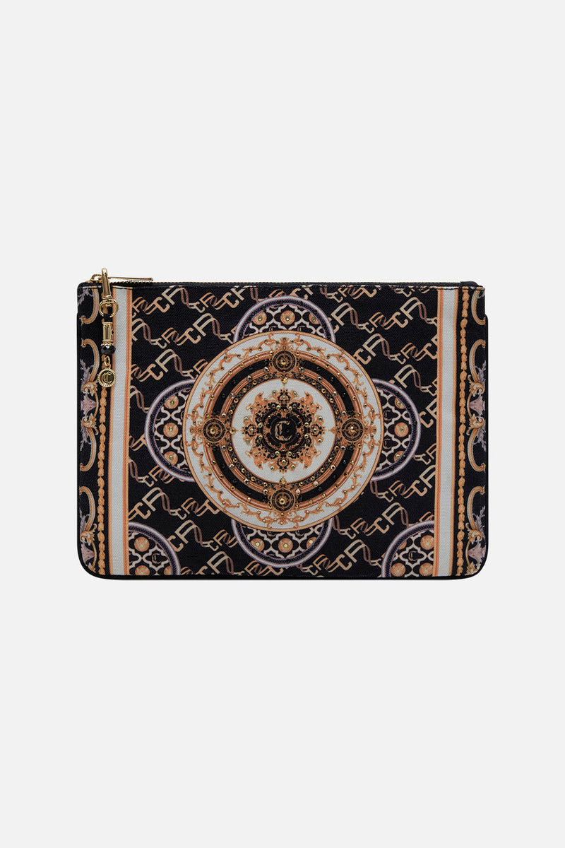 Small Canvas Clutch, Tether Me Not | CAMILLA US – CAMILLA