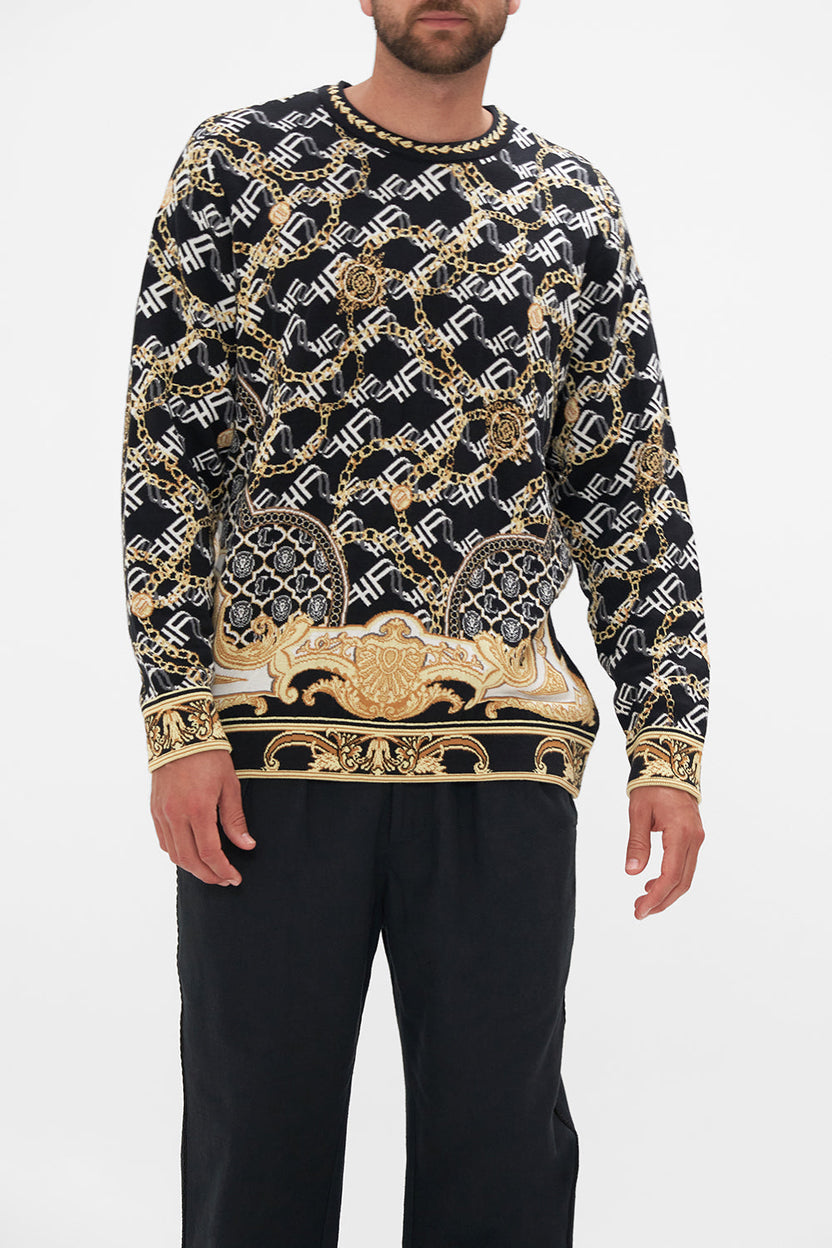 Oversized Knitted Sweater, Tether Me Not | CAMILLA US – CAMILLA