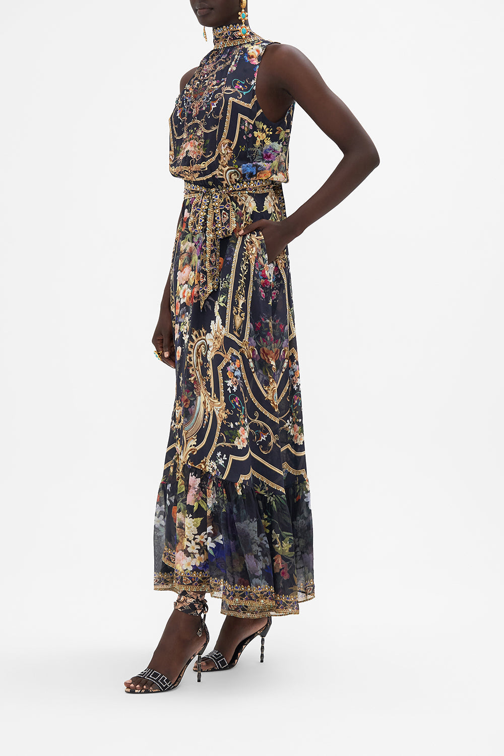 Necktie Dress With Elasticated Waist| CAMILLA US – CAMILLA