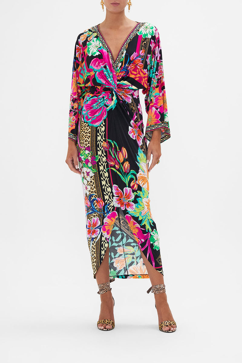 Long Split Front Twist Dress | CAMILLA US – CAMILLA