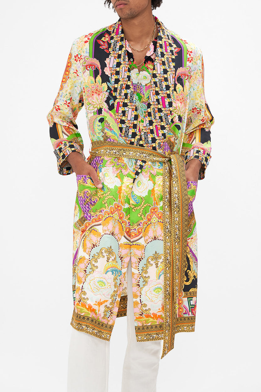 Mens Full Length Robe, Sundowners In Sicily | CAMILLA US – CAMILLA