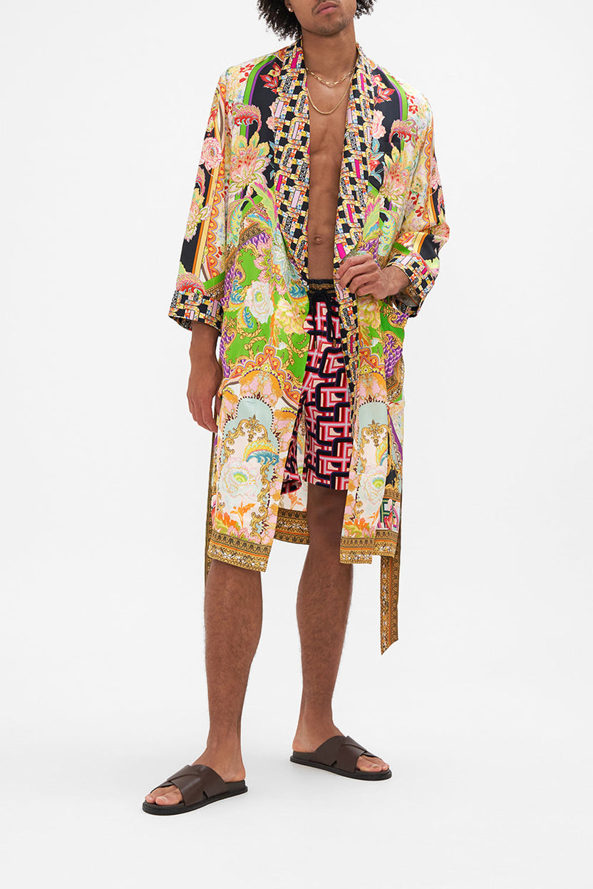 Mens Full Length Robe, Sundowners In Sicily | CAMILLA US – CAMILLA