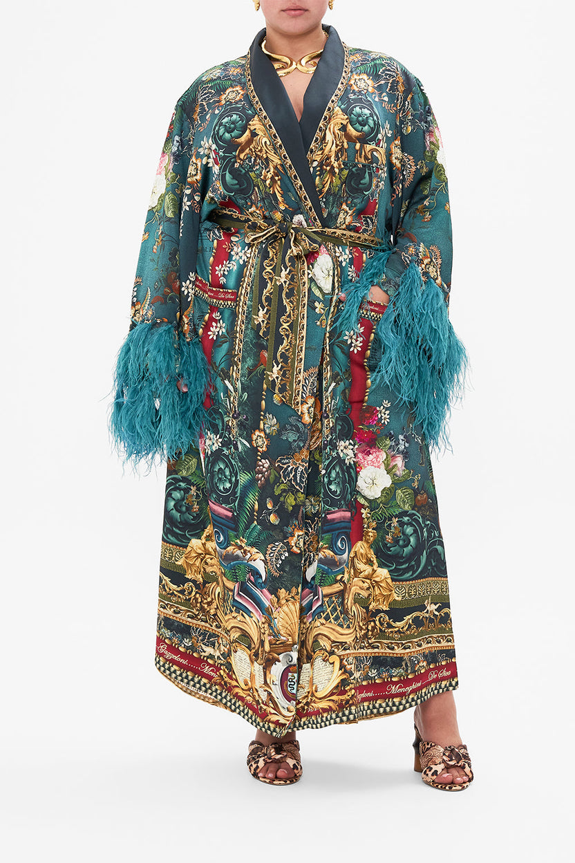 Long Robe With Flared Sleeve, Verdis World | CAMILLA US – CAMILLA