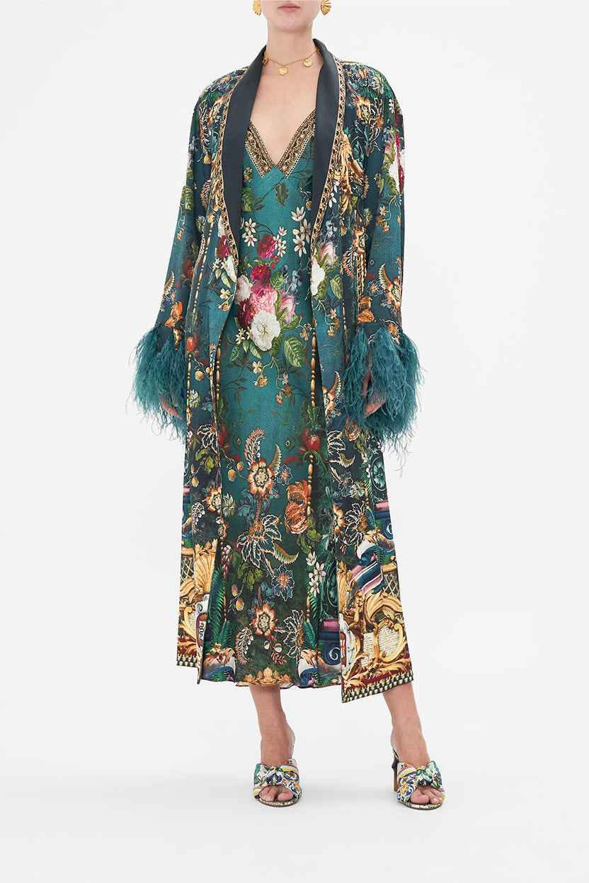 Long Robe With Flared Sleeve, Verdis World | CAMILLA US – CAMILLA