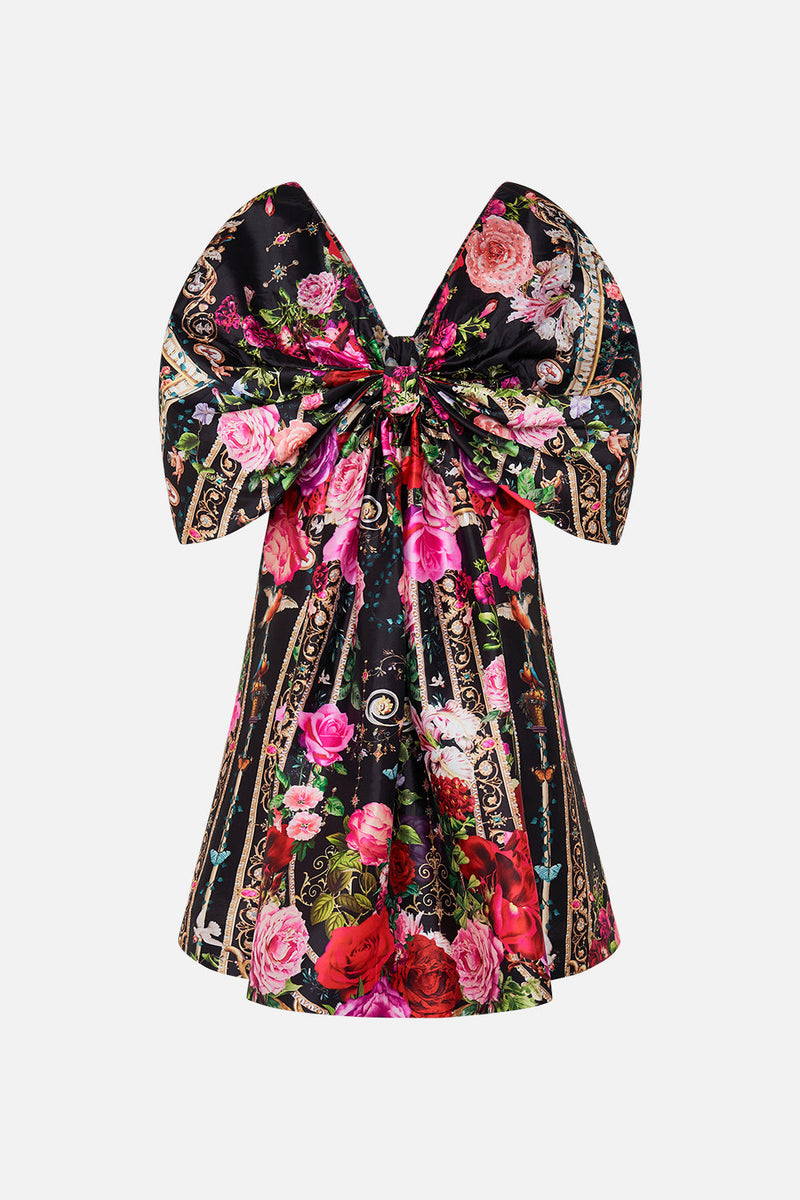 Taffeta Bow Mini Dress, Reservation For Love | CAMILLA AU – CAMILLA