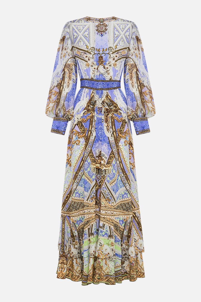 Long Button Front Dress, Guilded Pleasures | CAMILLA AU – CAMILLA