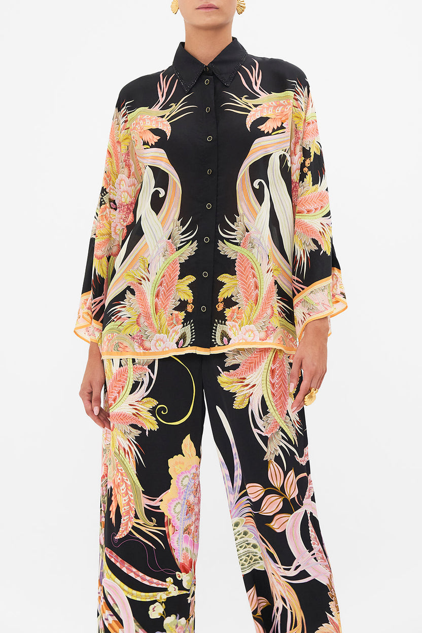 Wide Sleeve Blouse, Lady Of The Moon | CAMILLA AU – CAMILLA