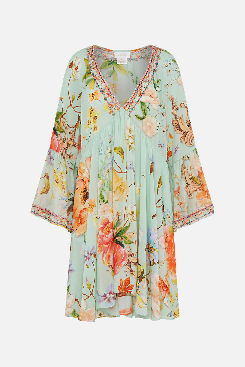 A-Line Ruffle Sleeve Dress, Talk The Walk | CAMILLA US – CAMILLA