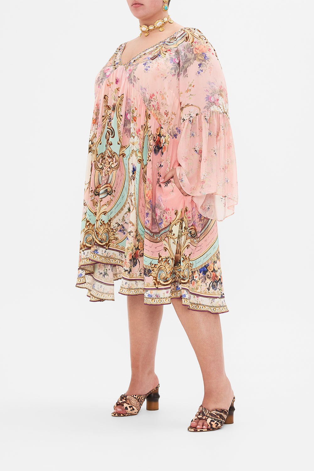 A-Line Ruffle Sleeve Dress| CAMILLA US – CAMILLA