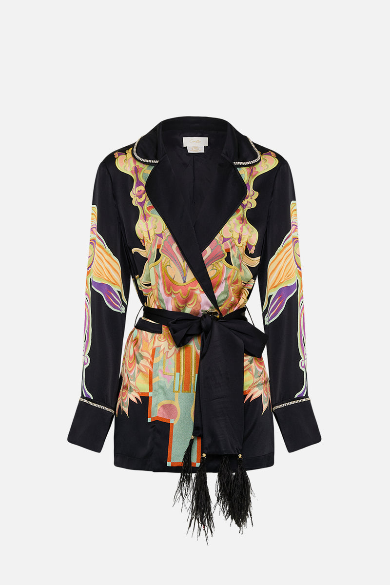 Relaxed Jacket With Hip Pockets Club Cinemania | CAMILLA US – CAMILLA