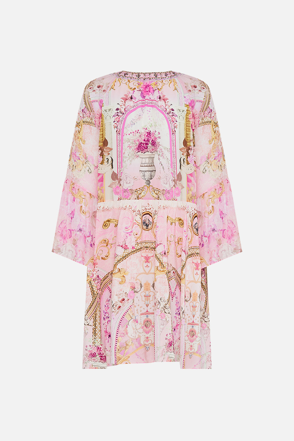 A-Line Ruffle Sleeve Dress, Fresco Fairytale | CAMILLA AU – CAMILLA