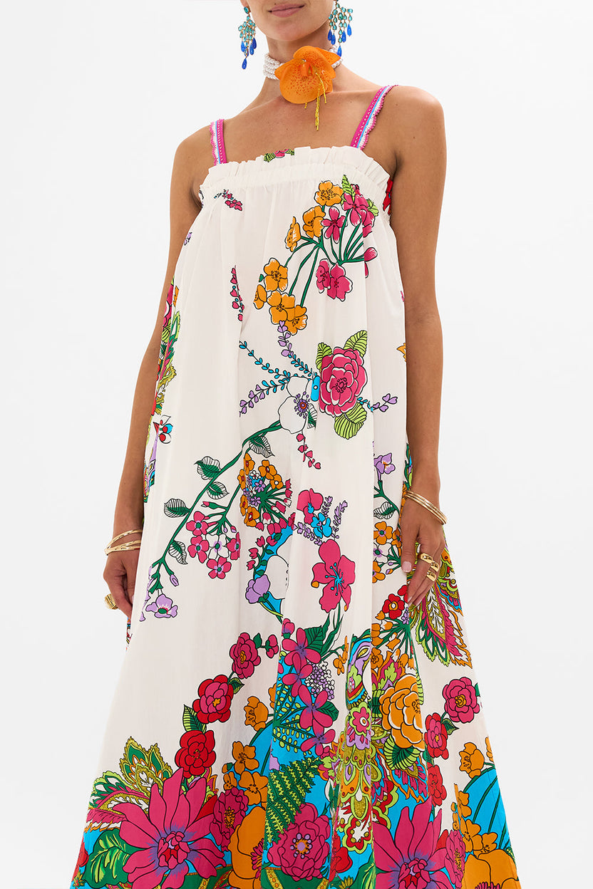 WIDE STRAP SUNDRESS COSMIC PRAIRIE – CAMILLA