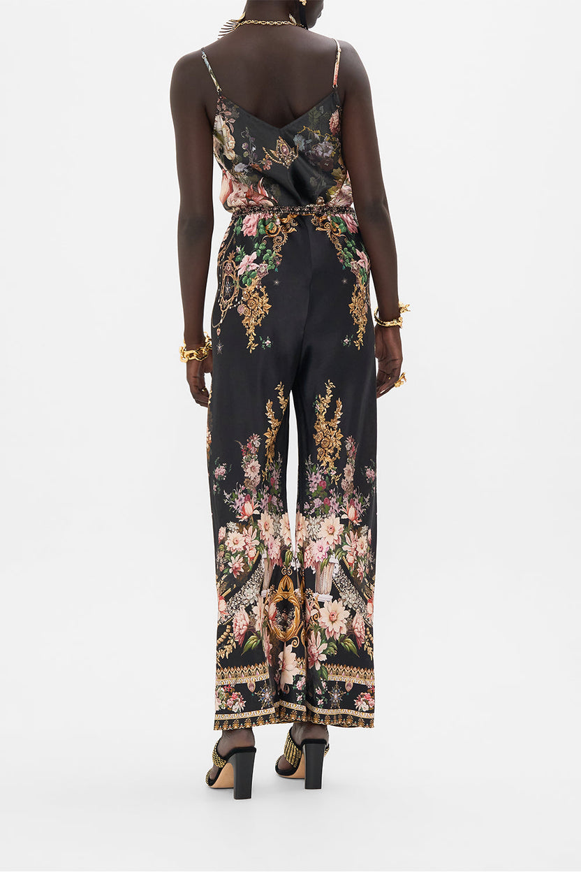 The Dynasty Daze V-Neck Bias Cami With Lace And Embroidery| CAMILLA US ...