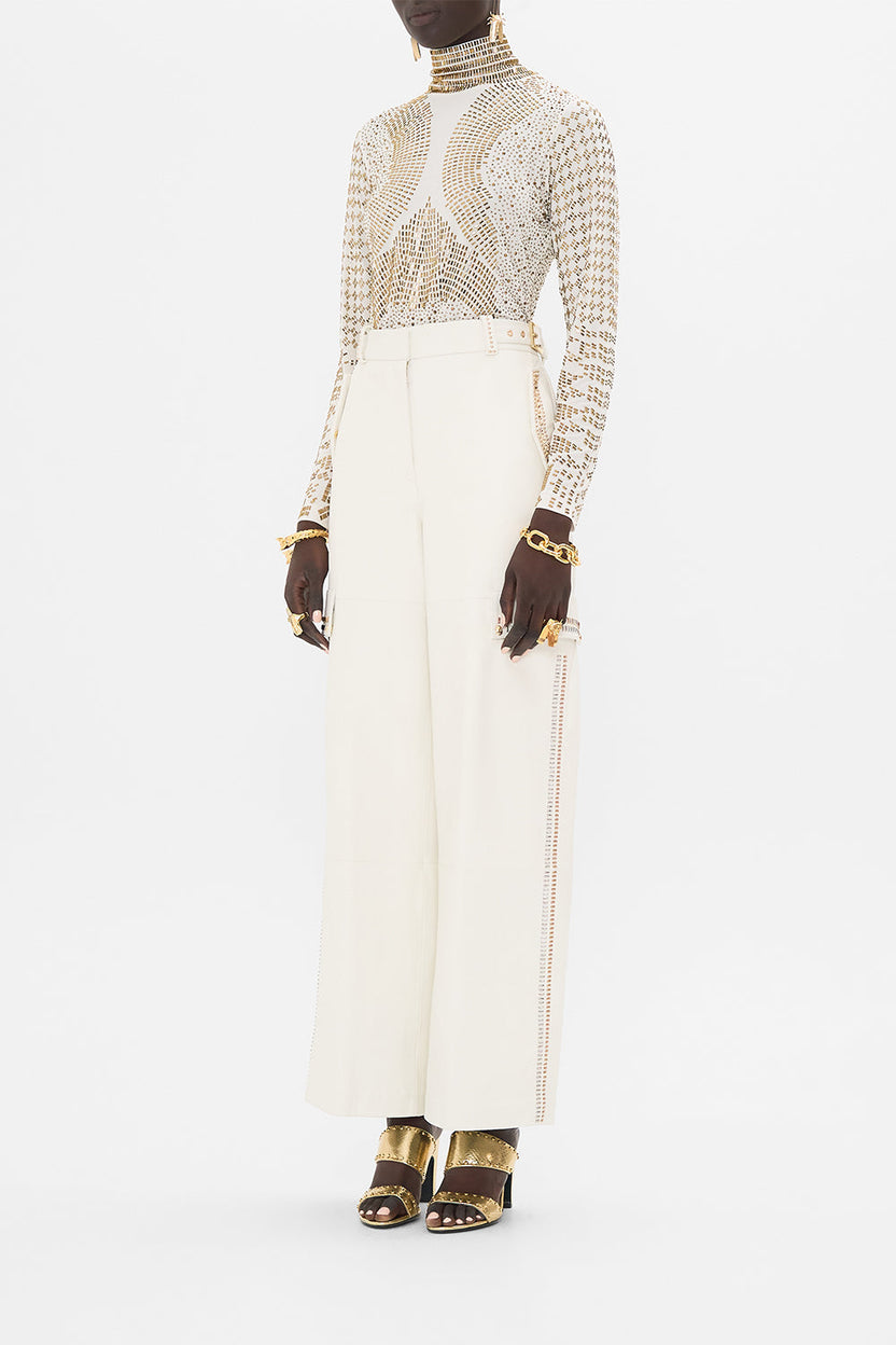 The Valley Of The Queens Hotfix Turtle Neck With Buttons | CAMILLA US – CAMILLA