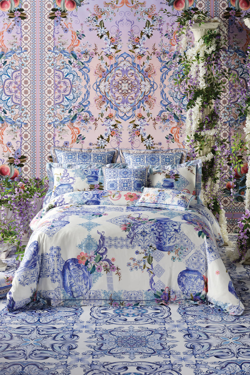 Quilt Cover Set (US Sizing) , Paint Me Positano | CAMILLA US – CAMILLA