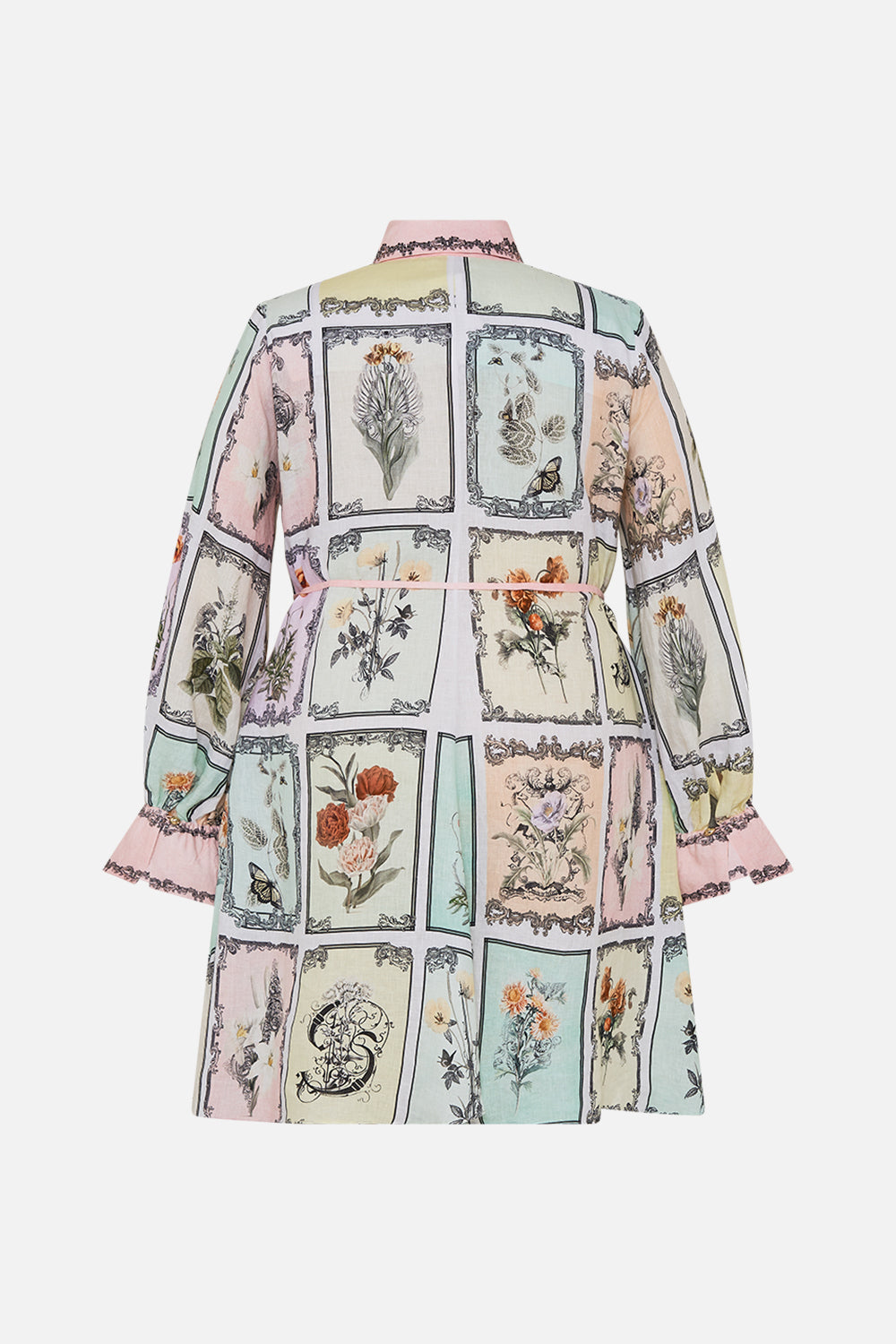 SHIFT SHIRT DRESS LONG LIVE LETTERPRESS – CAMILLA