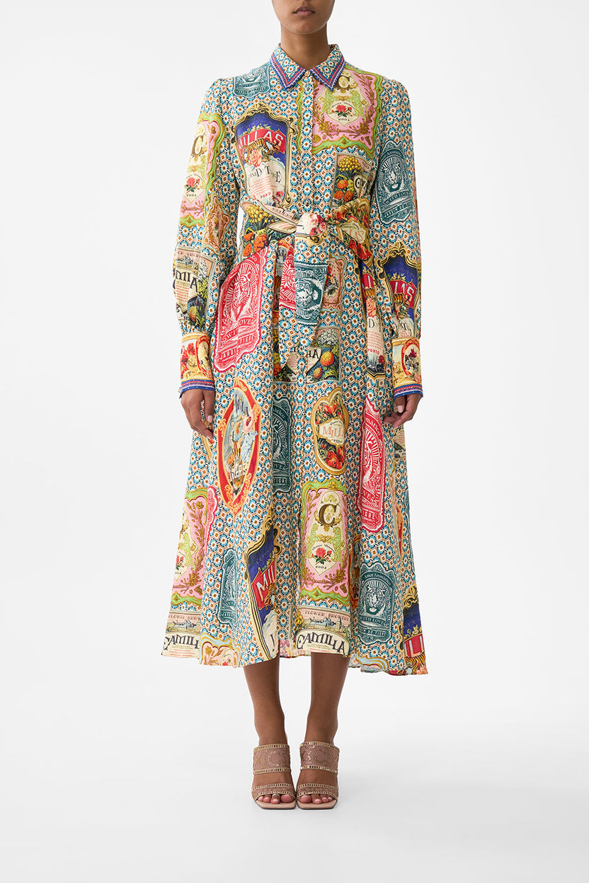 The Soap Opera Waist Tie Shirt Dress | CAMILLA US – CAMILLA