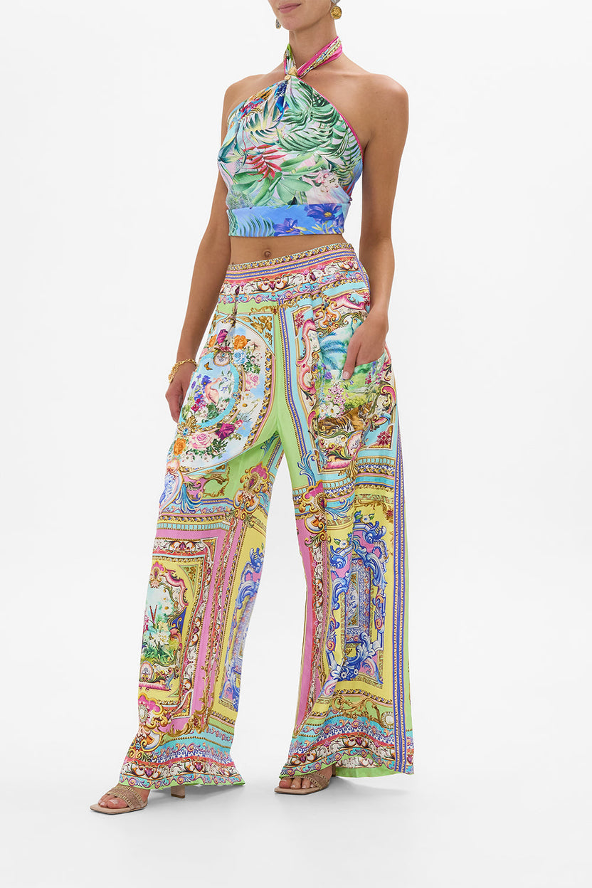 The Spirit Of Santa Maria Wide Leg Trouser With Front Pockets | CAMILLA ...
