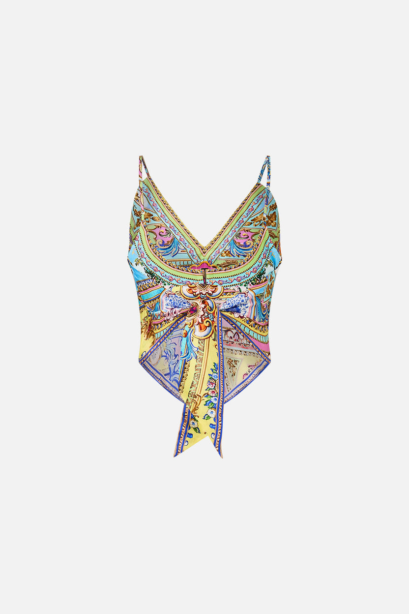 The Spirit Of Santa Maria Tie Back Cami | CAMILLA US – CAMILLA