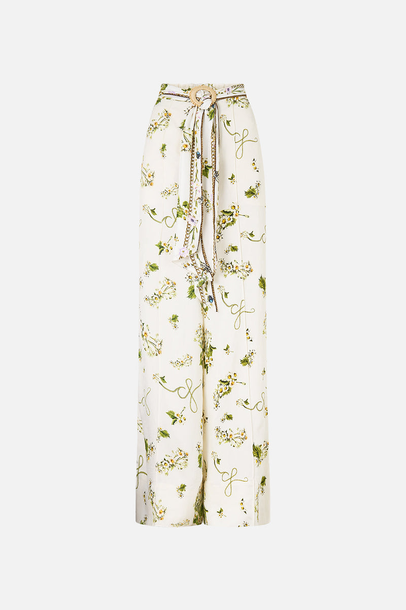 The Botanical Utopia Scarf Belt Wide Leg Pant | CAMILLA US – CAMILLA