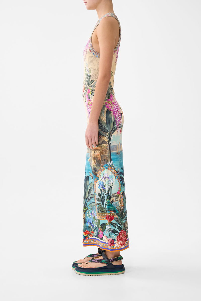 Bodrum Botanicals Jersey Tank Dress | CAMILLA US – CAMILLA