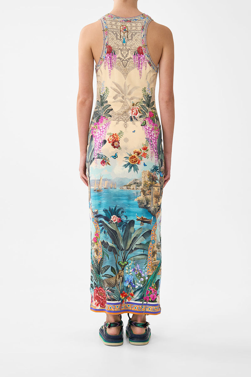 Bodrum Botanicals Jersey Tank Dress | CAMILLA US – CAMILLA