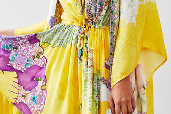 SHORT KAFTAN WITH SHEER SLEEVE MELLOW MUSE – CAMILLA