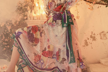 SHORT DRESS WITH BOAT NECKBAND GENTLE MOON – CAMILLA