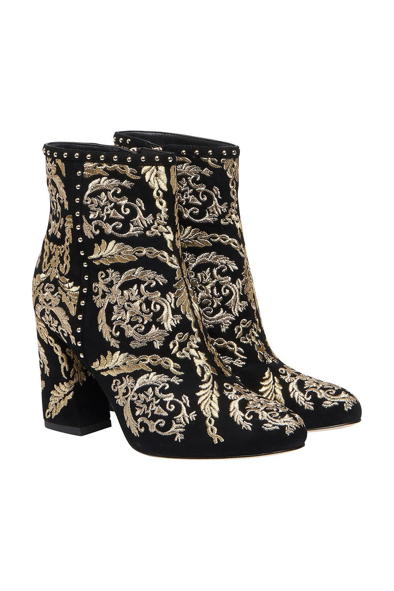 BLOCK HEEL BOOT BLACK CONTEMPORARY – CAMILLA