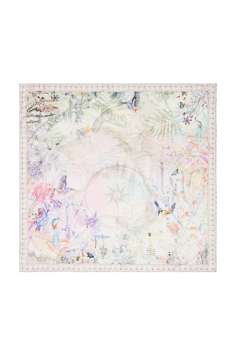 LARGE SQUARE SCARF MERMAID MILLA – CAMILLA