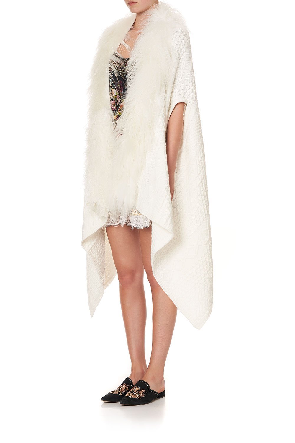 Shearling Cape, Sew In Love | CAMILLA US – CAMILLA