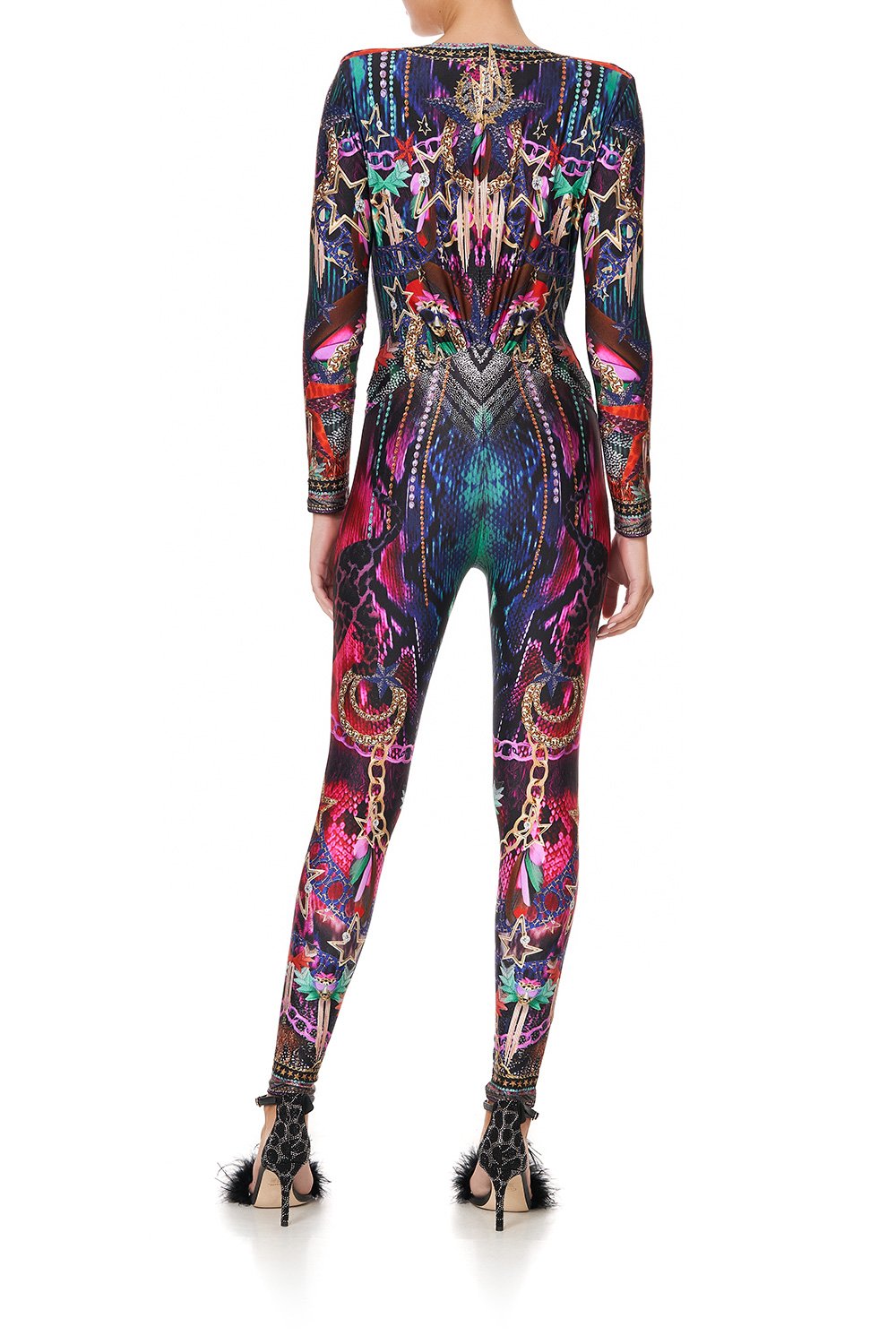 PLUNGE FRONT CATSUIT ROCKET WOMAN – CAMILLA