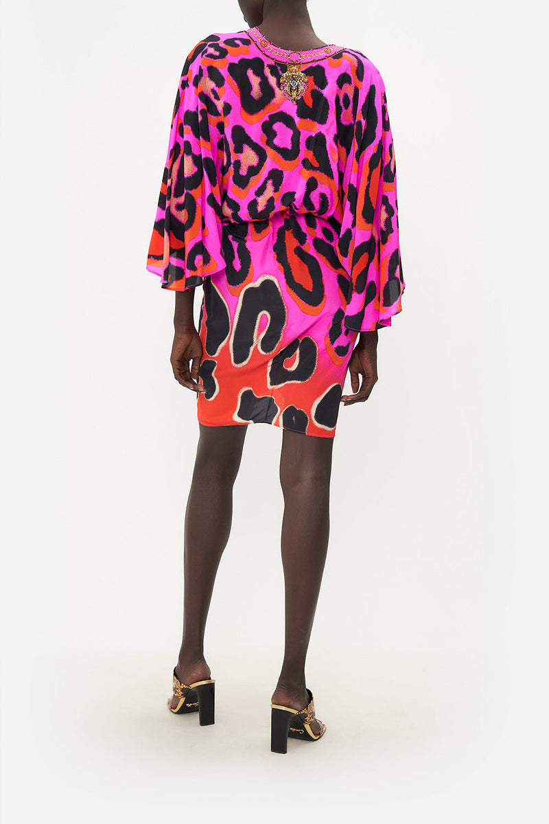 Draped Front Wrap DressAlways Change Your Spots| CAMILLA US – CAMILLA