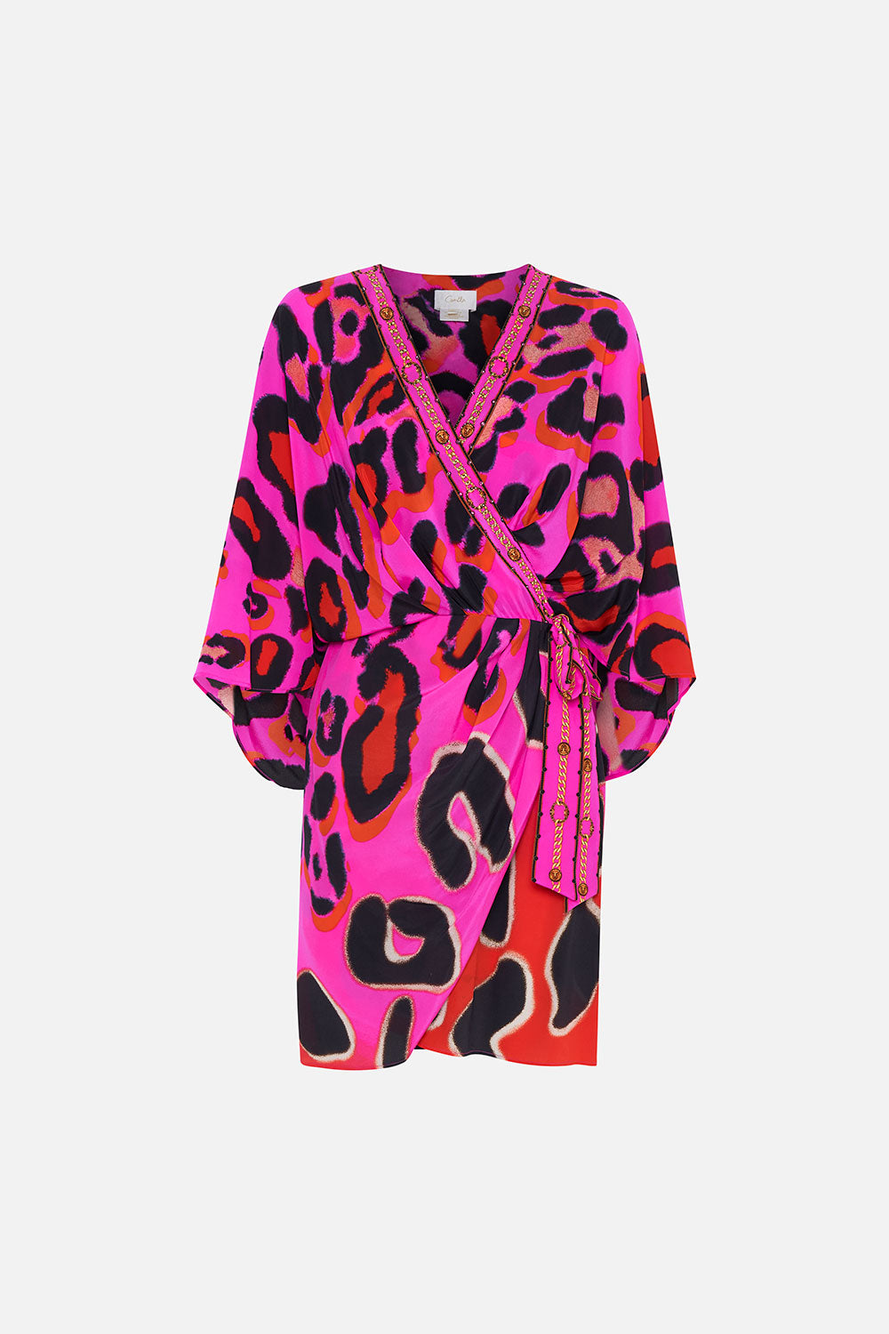 Draped Front Wrap DressAlways Change Your Spots| CAMILLA US – CAMILLA