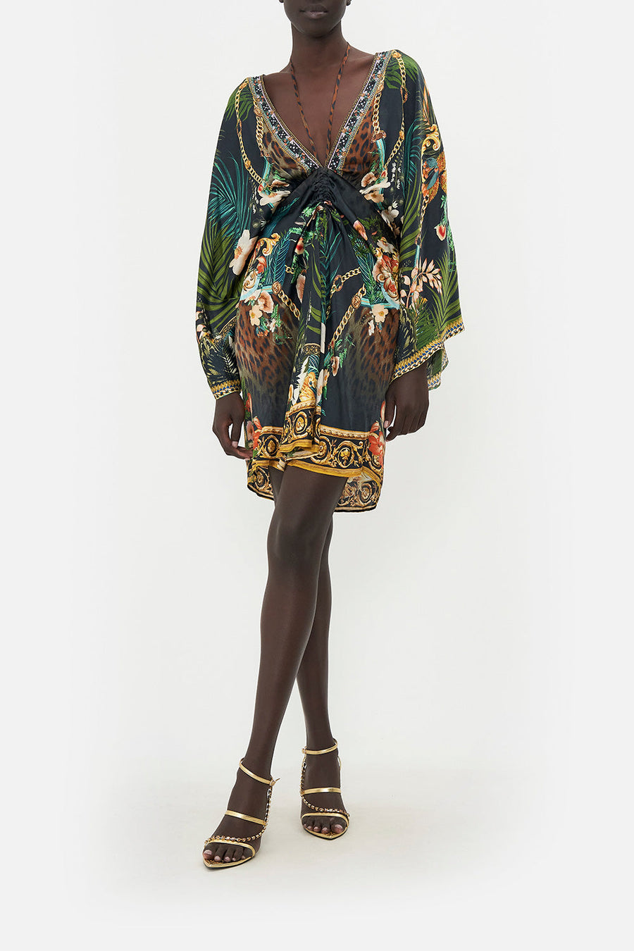 Long Split Front Twist Dress, Fearless Felis | CAMILLA US – CAMILLA