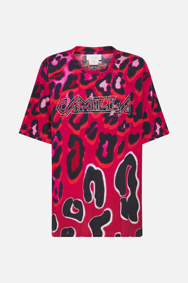 Oversize Band Tee, Always Change Your Spots | CAMILLA US – CAMILLA