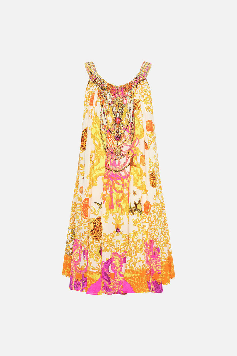 Short Drawstring Frill Dress, Squid Squad | CAMILLA US – CAMILLA