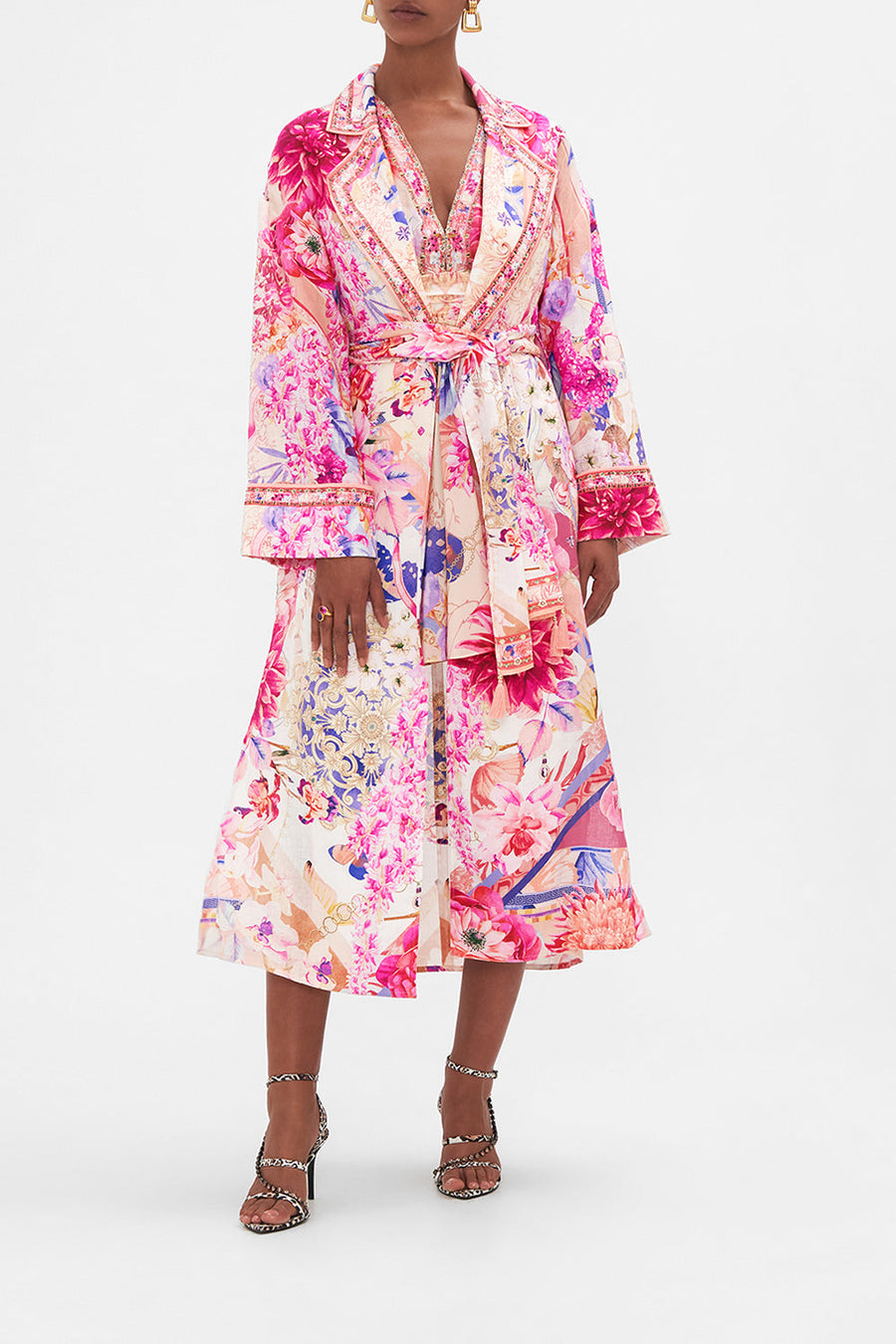 Duster Coat, Rose Bed Rendezvous | CAMILLA US – CAMILLA