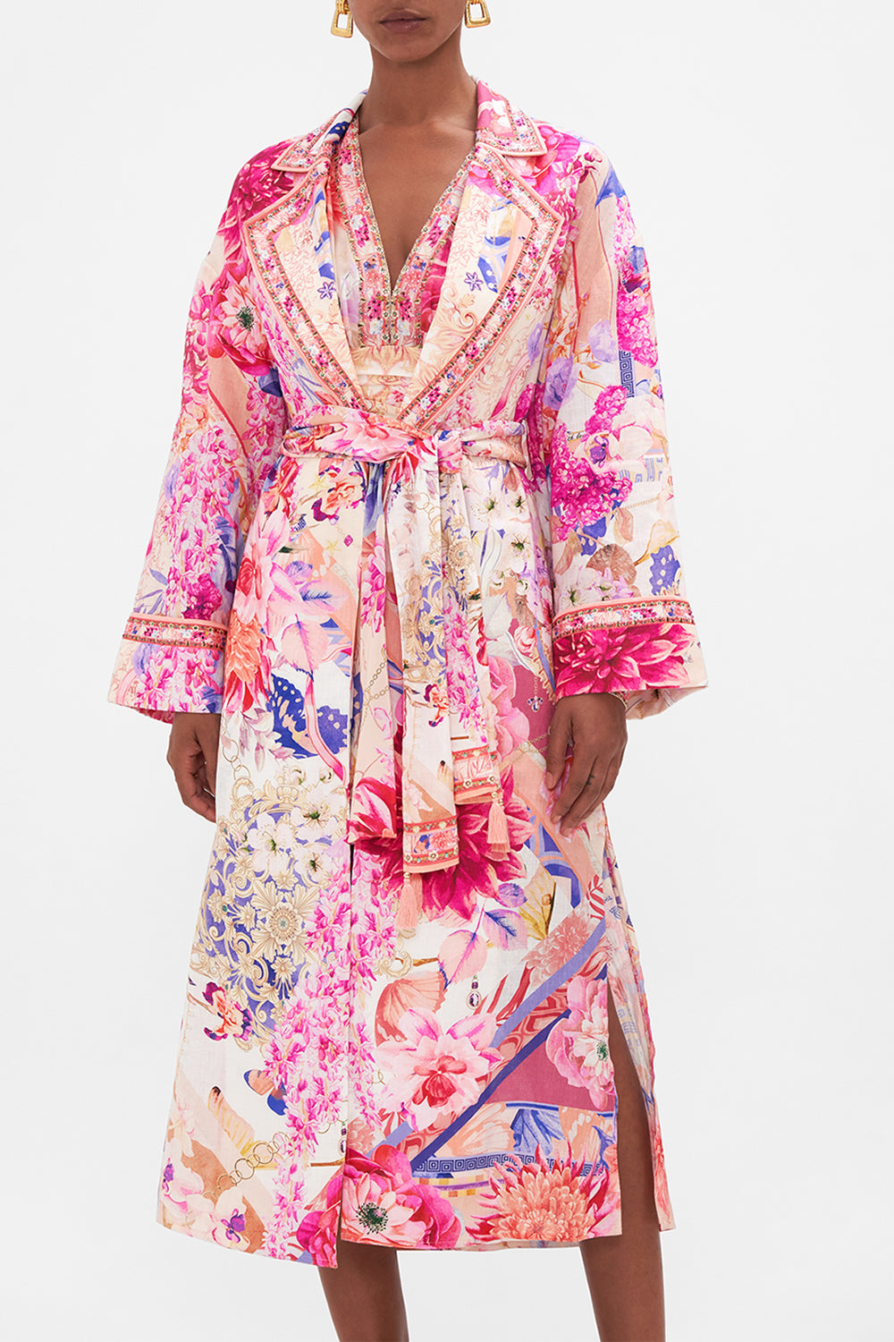 Duster Coat, Rose Bed Rendezvous | CAMILLA US – CAMILLA