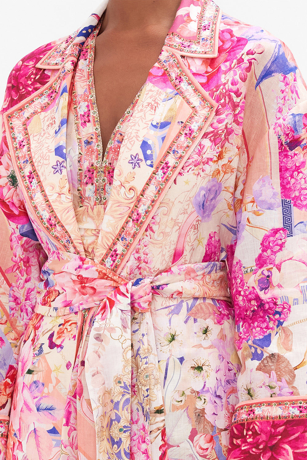 Duster Coat, Rose Bed Rendezvous | CAMILLA US – CAMILLA