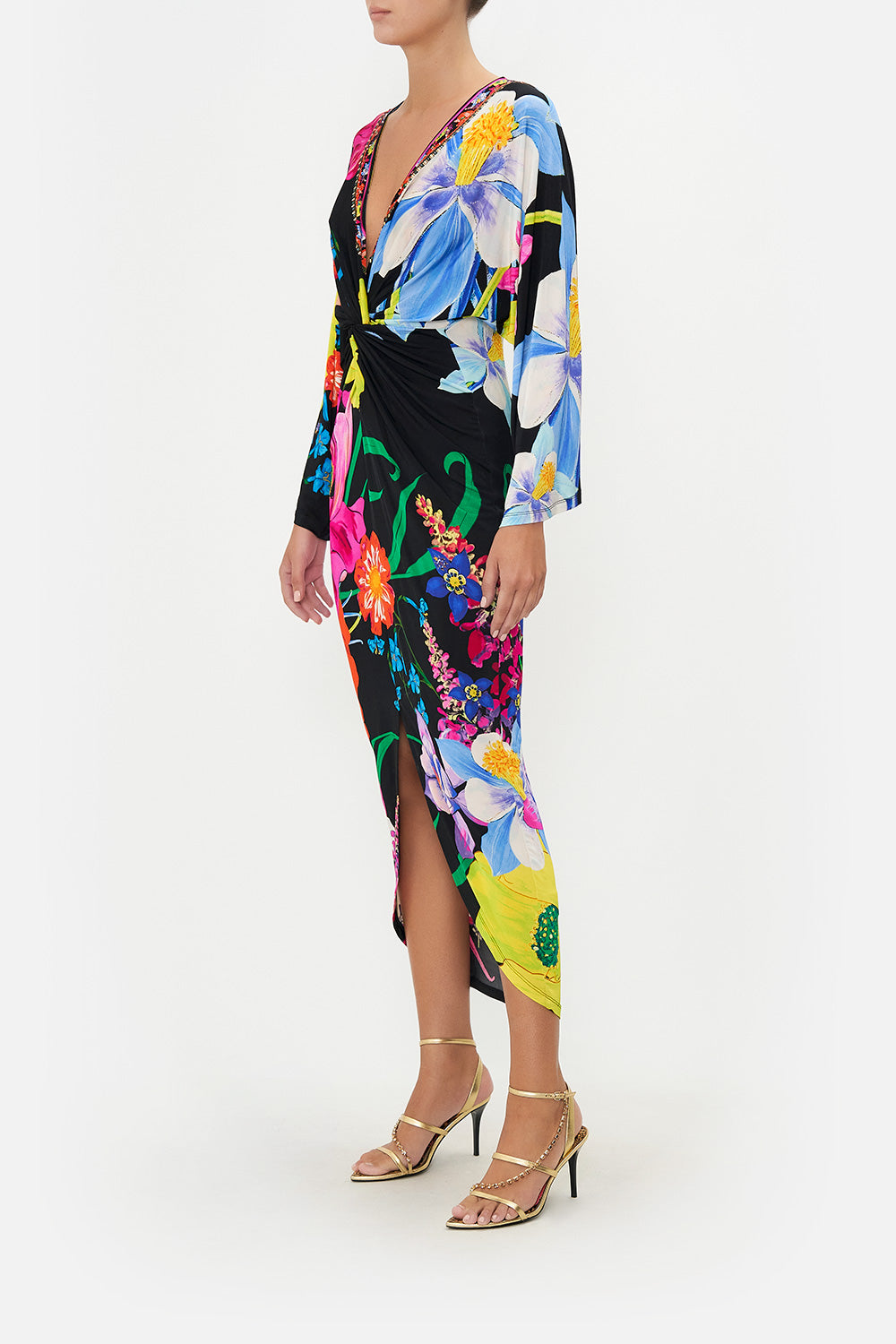 Long Split Front Twist Dress| CAMILLA US – CAMILLA