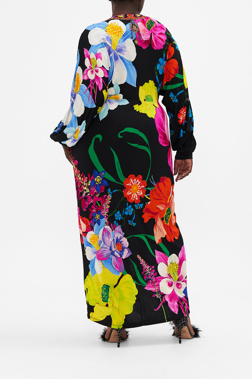 LONG SPLIT FRONT TWIST DRESS AWAY WITH THE FAIRIES – CAMILLA